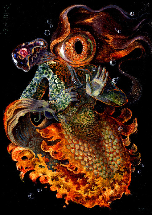 Rusalka with Jellyfish :: vetabakhtina